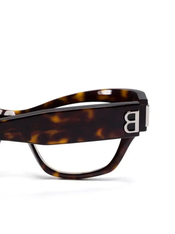 Balenciaga Cat-eye Glasses - Brown