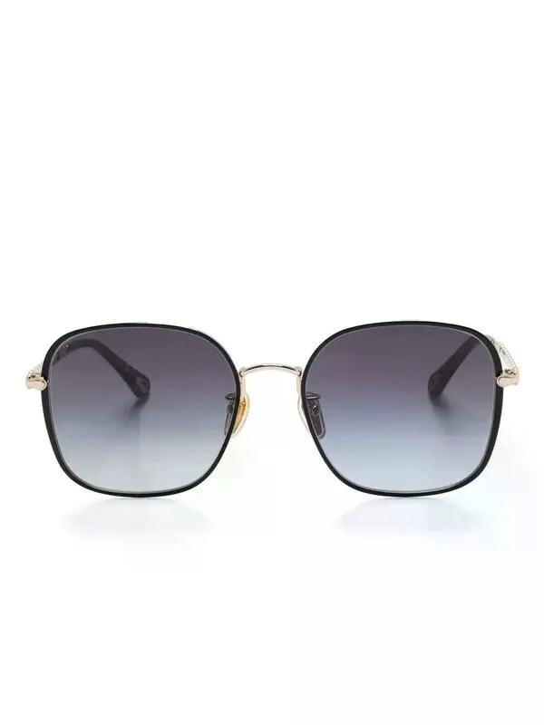 Chloé Oversized Sunglasses - Gold