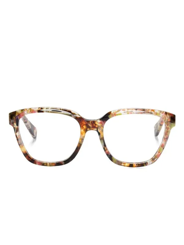 Chloé Wayfarer-frame Glasses - Orange