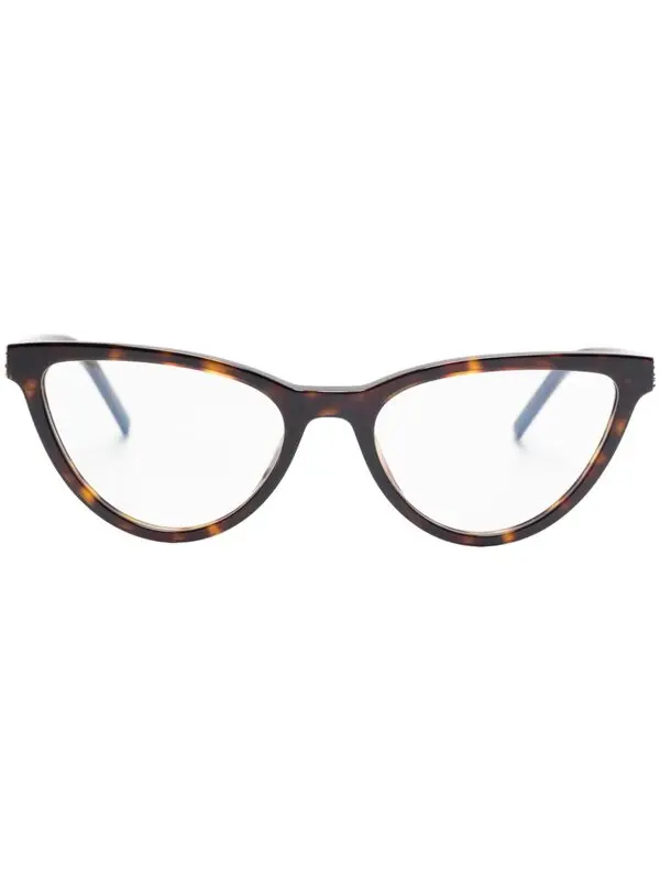 Saint Laurent Cat-eye Glasses - Brown