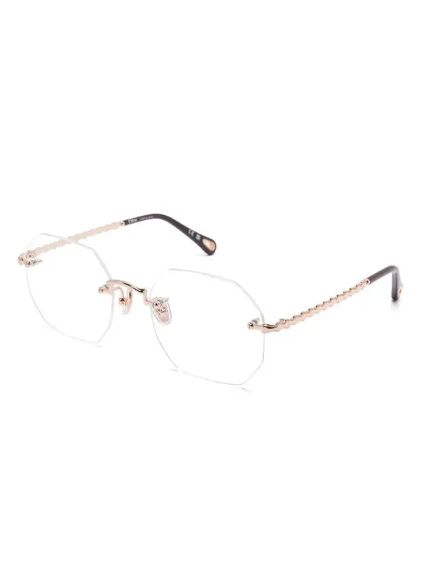 Chloé Hexagonal-frame Glasses