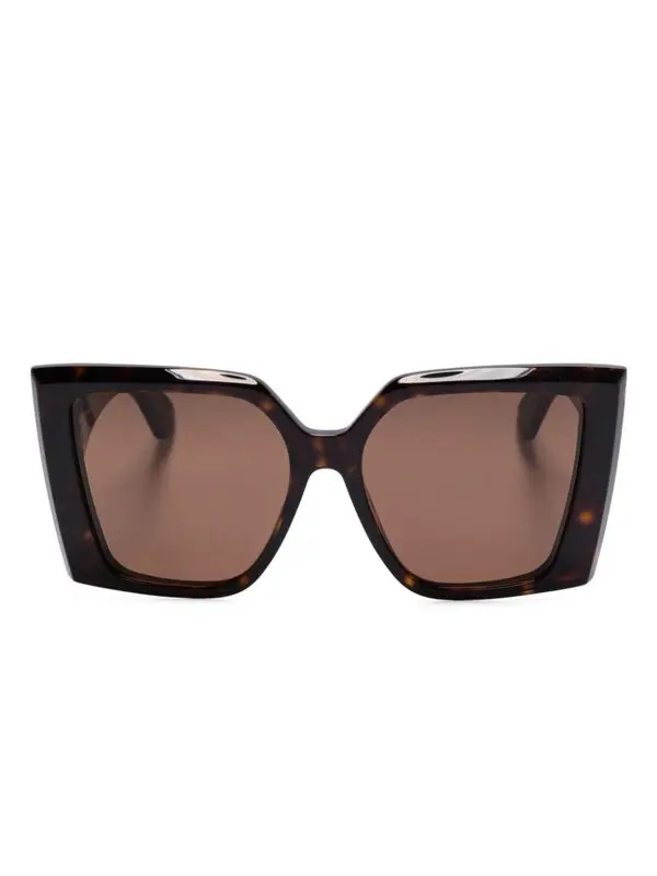 Alexander Mcqueen Oversized Sunglasses In Brown - 12% Off  display picture 1