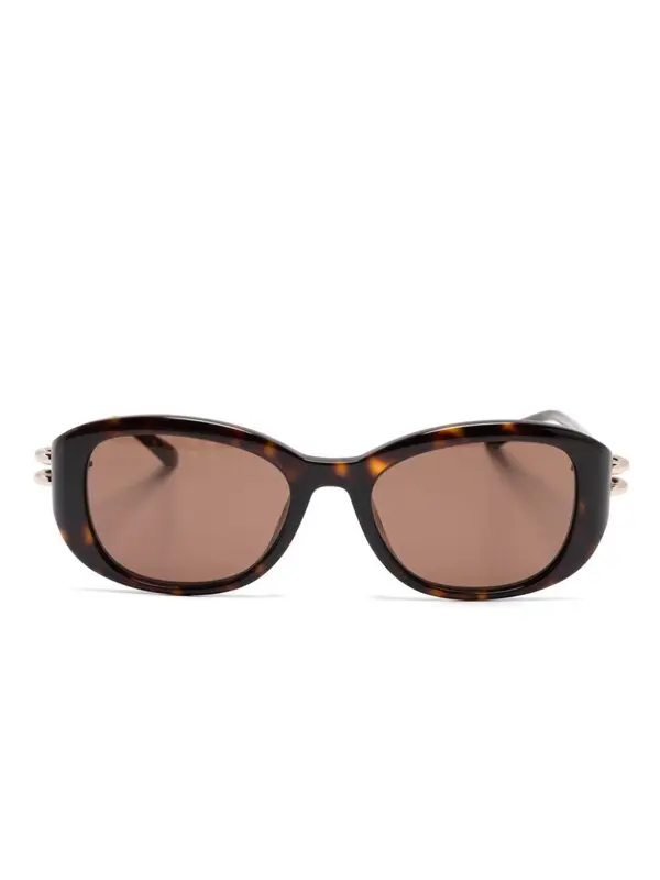 Alexander McQueen Tortoiseshell Sunglasses - Brown