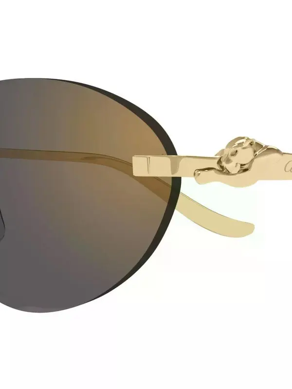 CARTIER Oval-frame Sunglasses