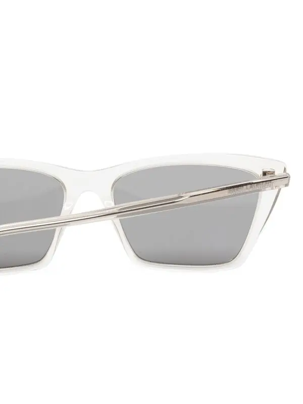 Saint Laurent Sl 737 Mica Thin Sunglasses - Neutrals