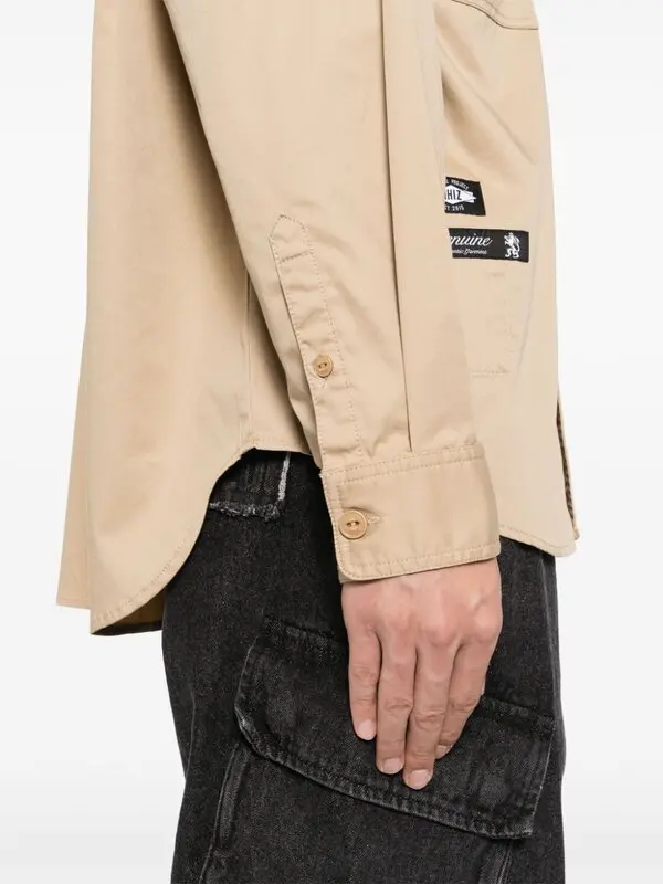 Izzue Logo Patched Shirt