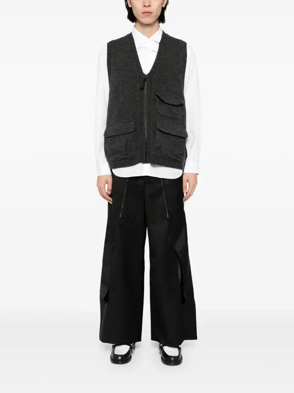 Comme Des Garçons Zip-up Cardigan
