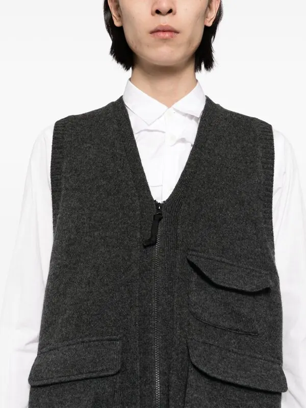 Comme Des Garçons Zip-up Cardigan