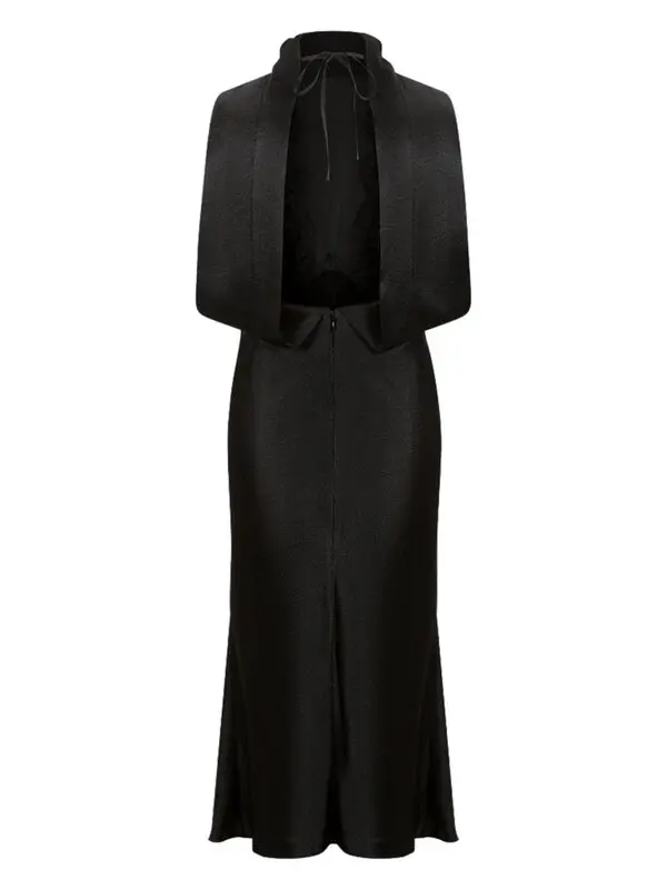Shanghai Tang Bias-cut Backless Dress