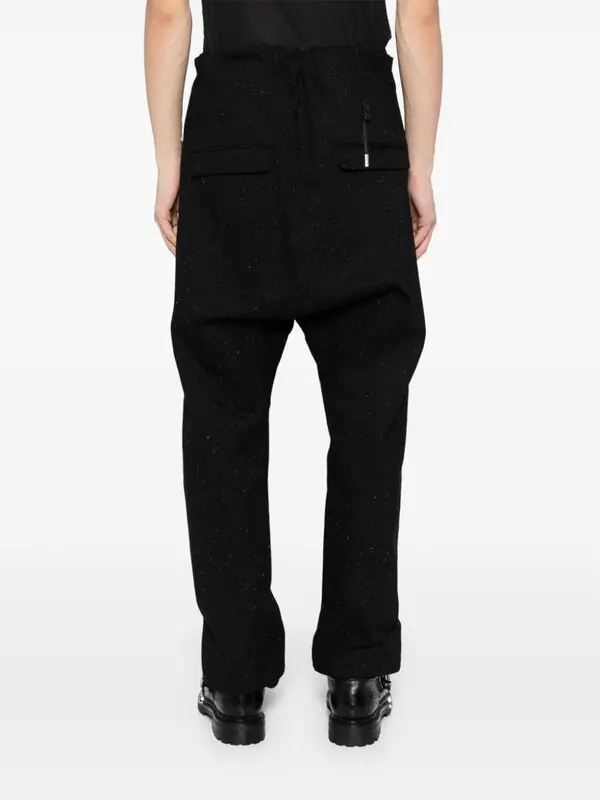 Boris Bidjan Saberi Dyed Drop-crotch Trousers