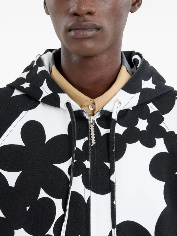 Marni Floral-print Cotton Hoodie