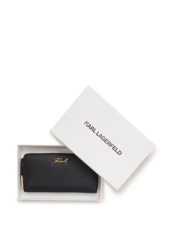 Karl Lagerfeld K/signature Continental Wallet