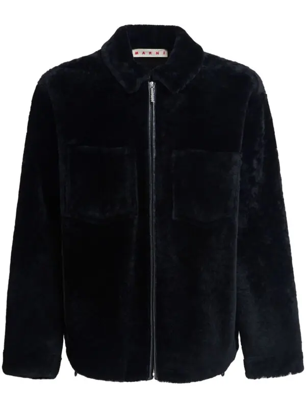 Marni Zip-up Jacket - Black