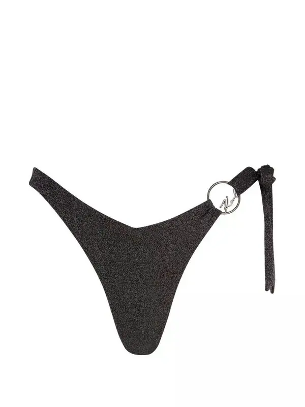 Karl Lagerfeld Logo Bikini Bottoms - Black
