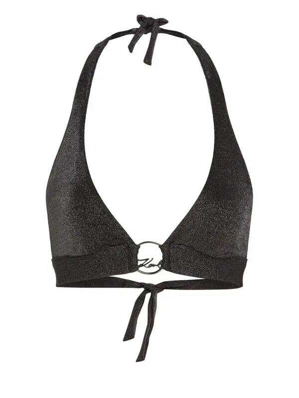 Karl Lagerfeld Logo-detailing Bikini - Black