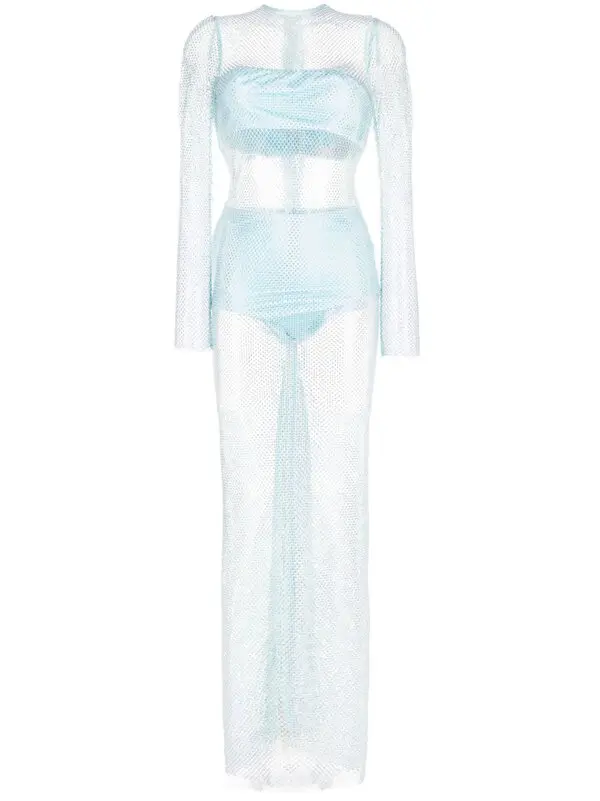 BRONX AND BRONCO Webb Crystal-embellished Dress