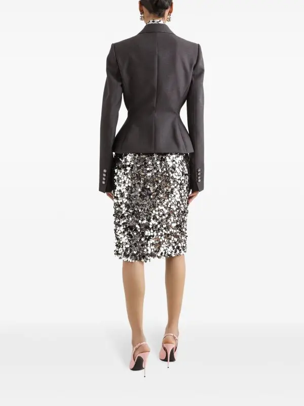 Dolce & Gabbana Sequinned Pencil Skirt