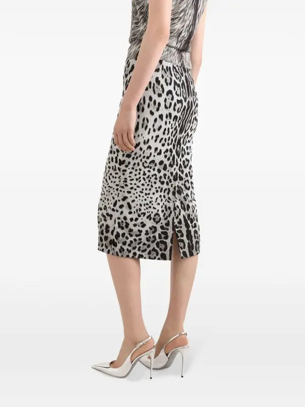 Dolce & Gabbana Leopard-print Skirt