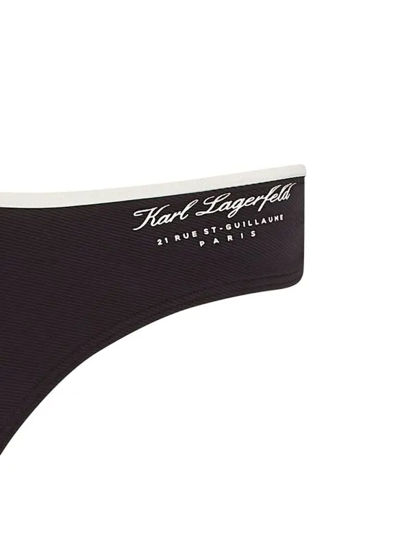 Karl Lagerfeld Hotel Bikini Bottom - Black