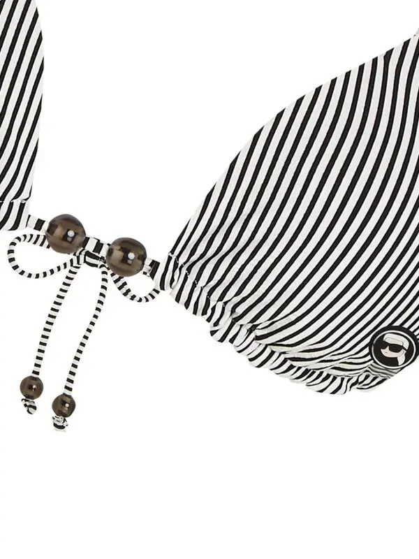 Karl Lagerfeld Ikon Bikini Top - Black