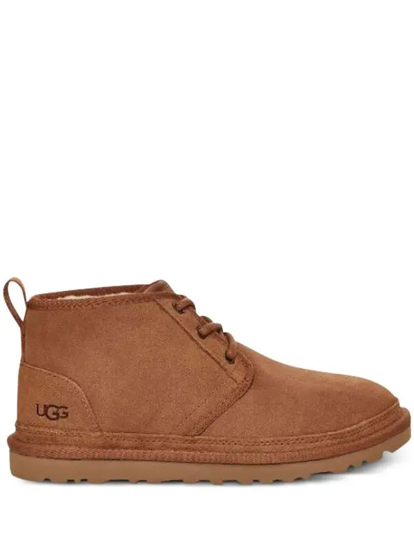 UGG Neumel Lace-up Suede Boots - Brown