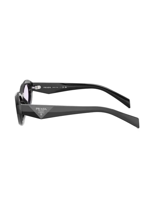 Prada Triangle Logo Oval Sunglasses