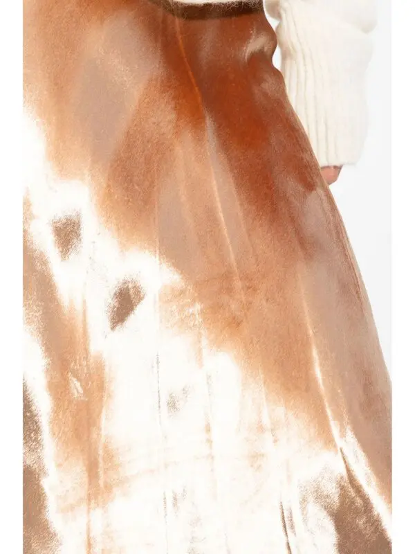Tory Burch Velvet Midi Skirt - Pink