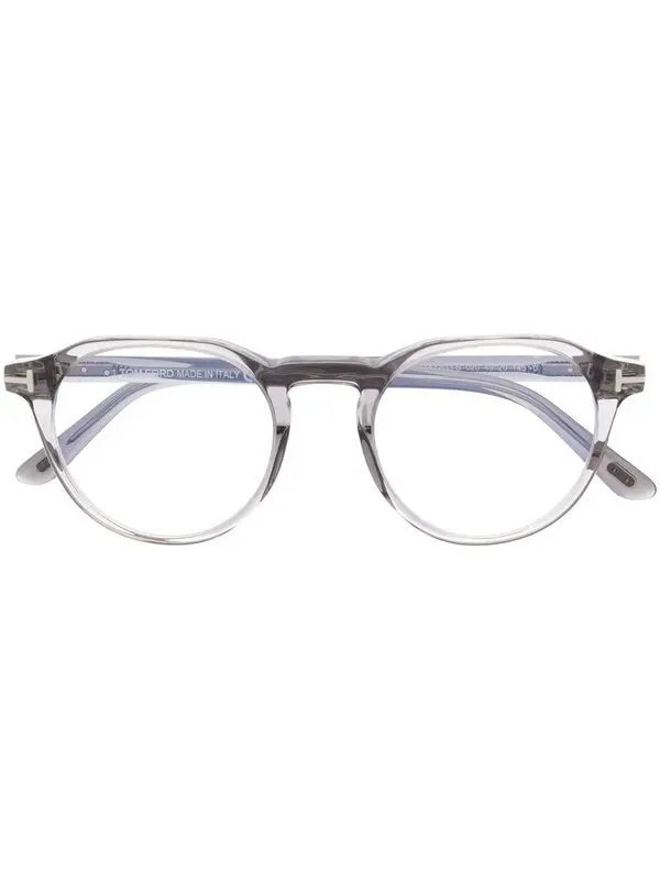 TOM FORD Round-frame Glasses - Grey