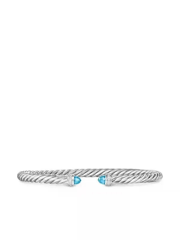 David Yurman Cablespira® Diamond Bracelet - Silver