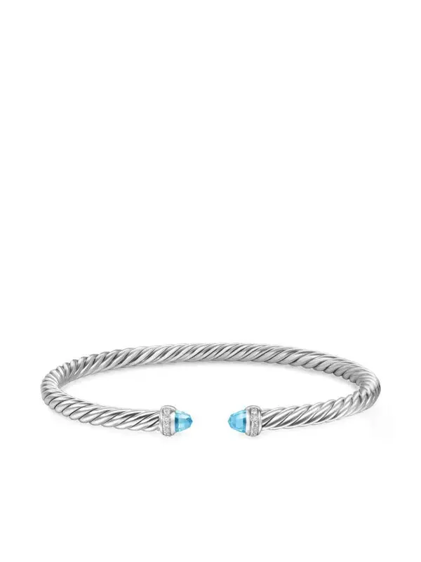David Yurman Cablespira® Diamond Bracelet - Silver