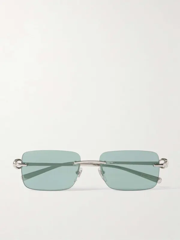 Gucci Women’s Rimless Sunglasses | Silver & Grey-Blue Gradient | New | No Box Gucci Women main image 4