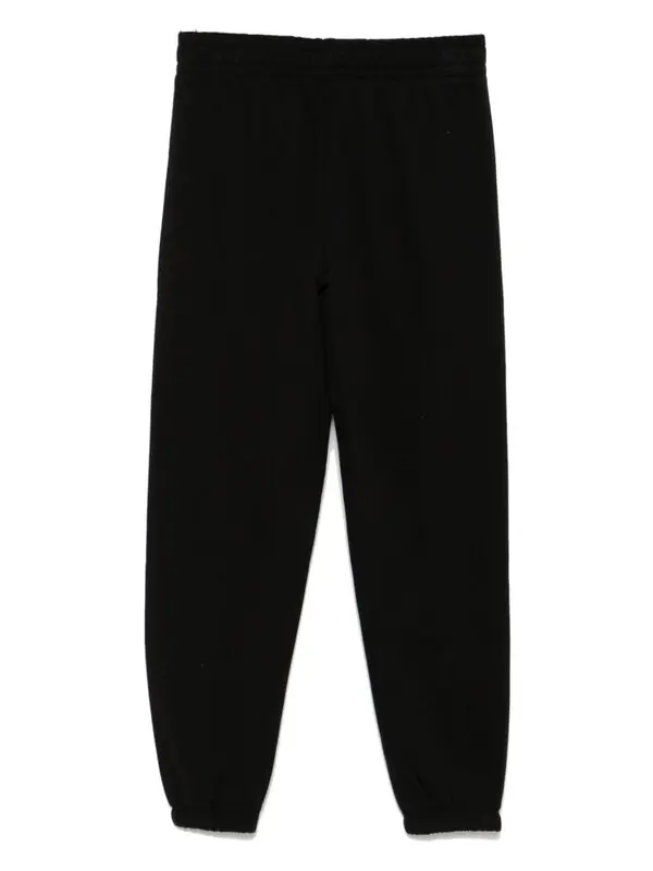 Dkny Rhinestone-logo Trousers - Black