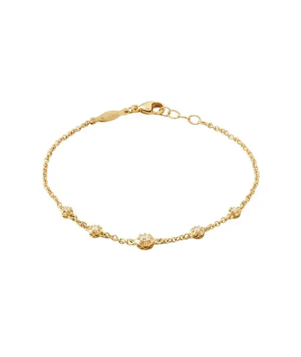 Jacquie Aiche 5 Spaced Out Sophia Diamond Bracelet - Gold
