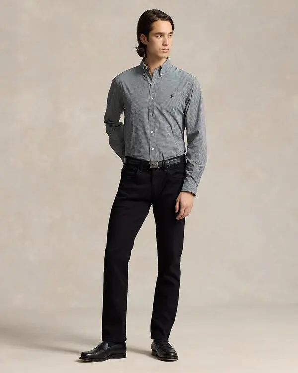 Polo Ralph Lauren Cotton Poplin Classic Fit Button Down Shirt - Black
