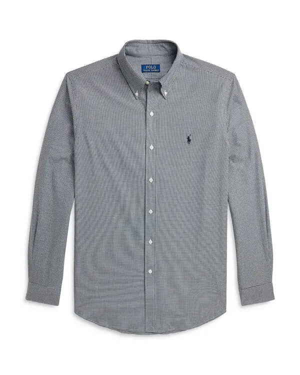 Polo Ralph Lauren Cotton Poplin Classic Fit Button Down Shirt - Black