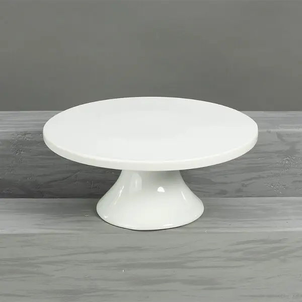 BIA CORDON BLEU Porcelain Round Pedestal Cake Stand, 8.5 - White