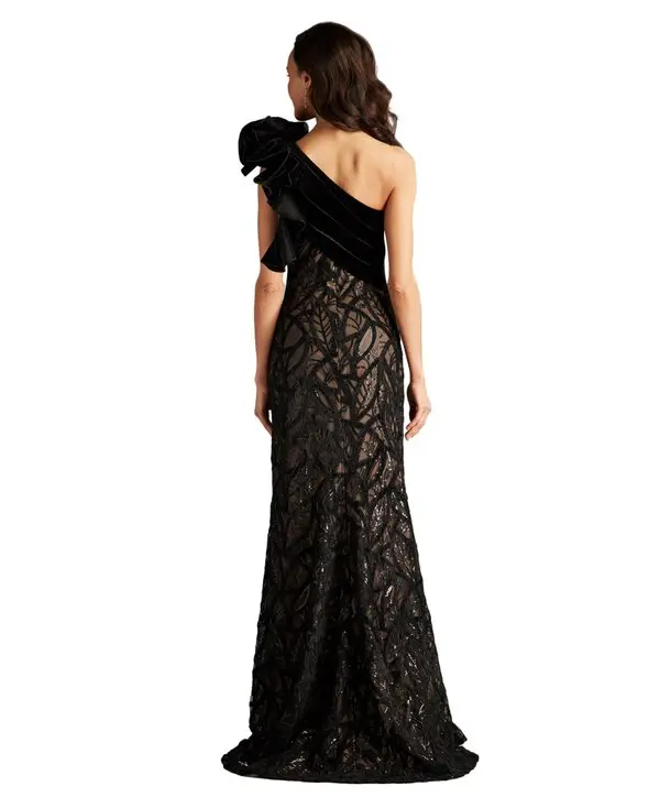 Tadashi Shoji Caraway One-shoulder Gown