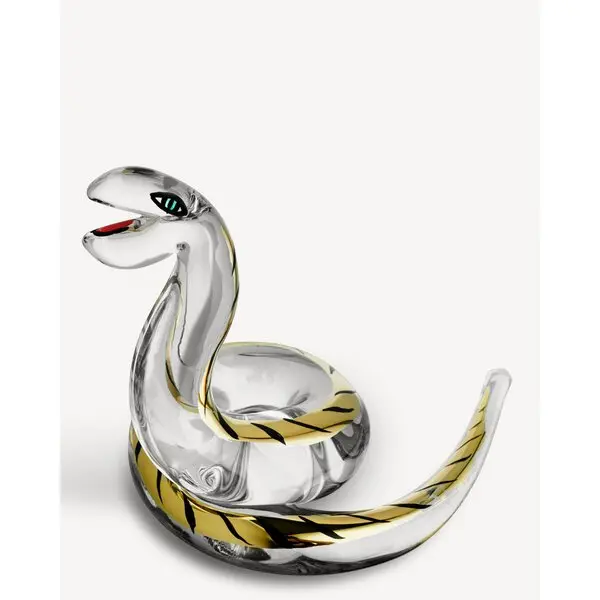 KOSTA BODA My First Friend Snake Sculpture