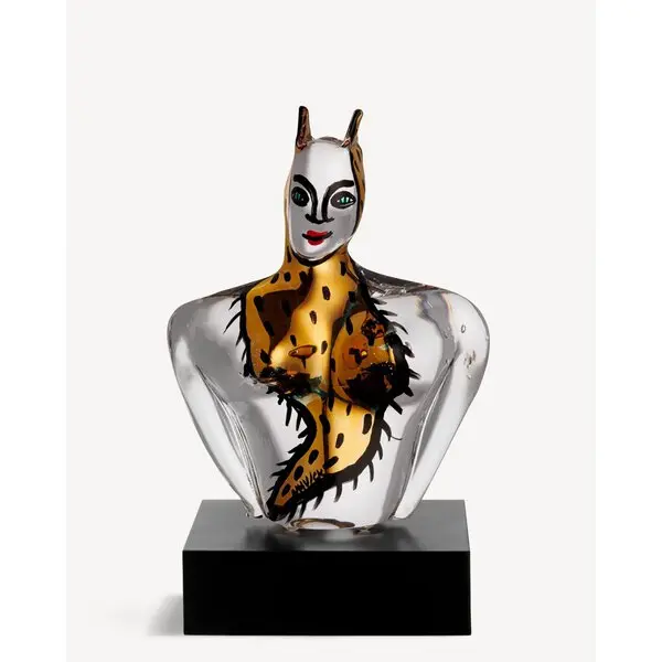 KOSTA BODA House God Glass Sculpture
