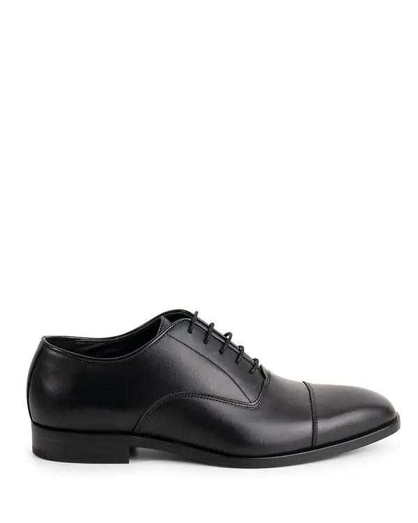 STINAA.J Classic Leather Oxford Shoes With Orthopedic Insole - Black