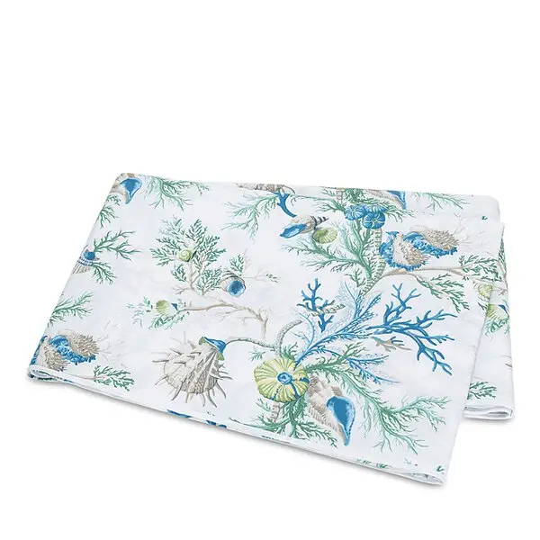 MATOUK Del Tesoro Flat Sheet, Full/queen - Sea