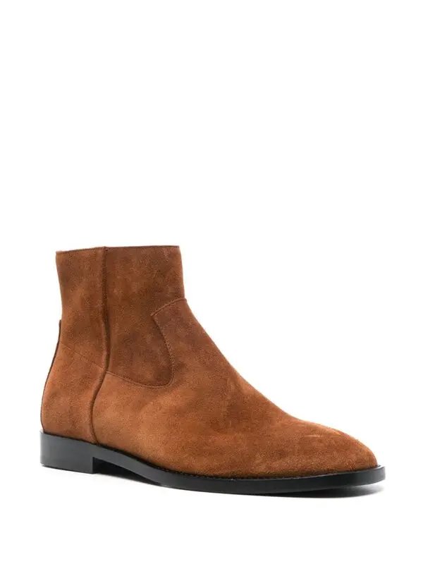 BUTTERO® Suede Ankle Boots - Brown