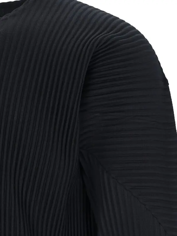 Issey Miyake Ribbed Long Sleeve Top