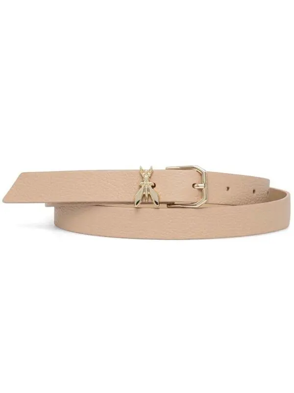 Patrizia Pepe Logo Buckle Belt - Neutrals