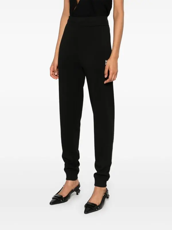 Hugo Logo-embroidered Cotton Track Pants