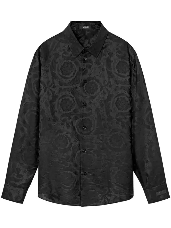 Versace Barocco-jacquard Shirt