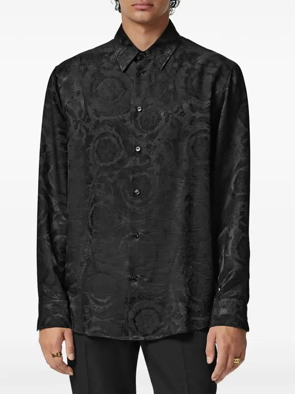 Versace Barocco-jacquard Shirt