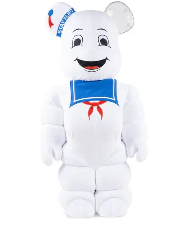 MEDICOM TOY X Ghostbusters Stay Puft Marshmallow Costume 1000% Figurine - White