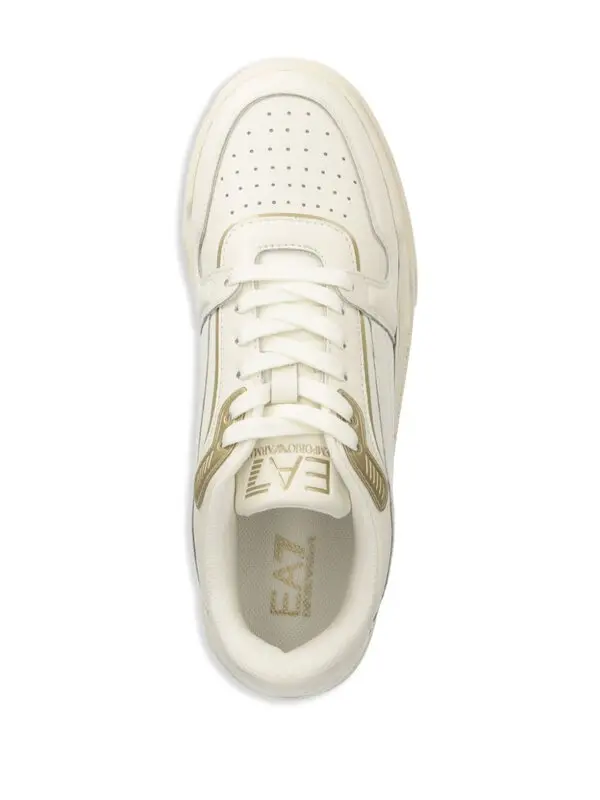 EA7 Leather Trainers