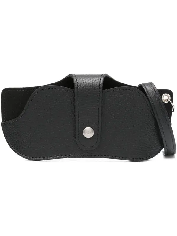 Yohji Yamamoto Leather Glasses Case - Black